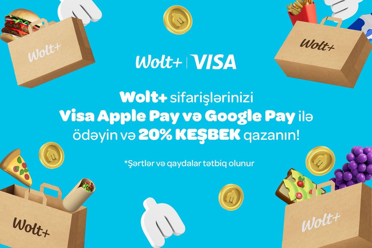 Cashback campaign with Wolt+ and Visa! | Wolt
